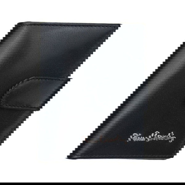 Small Black PIERRE CARDIN Leather Wallet Card Case for Men MEN S VECTOR